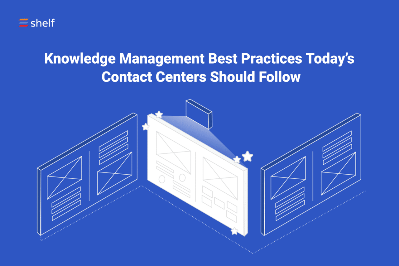 Knowledge Management Best Practices for Contact Centers Today - Shelf